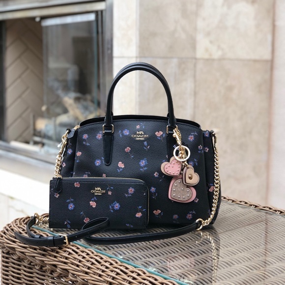 Coach | Bags | Nwt 3pcs Coach Lg Sage Satchelwalletpom | Poshmark